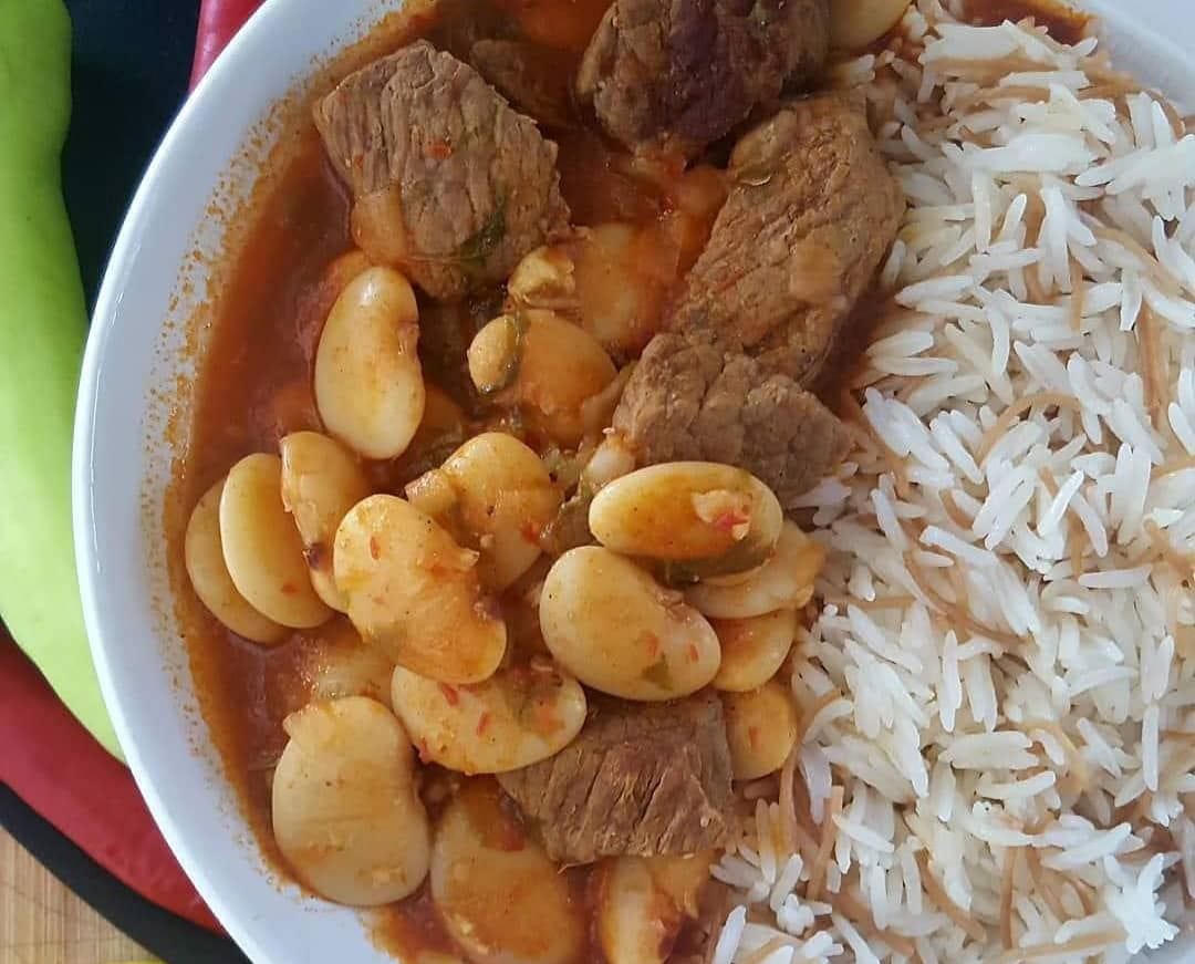 Lima Beans & Meat (Fasolya Arrida) – Mama Leila's Kitchen